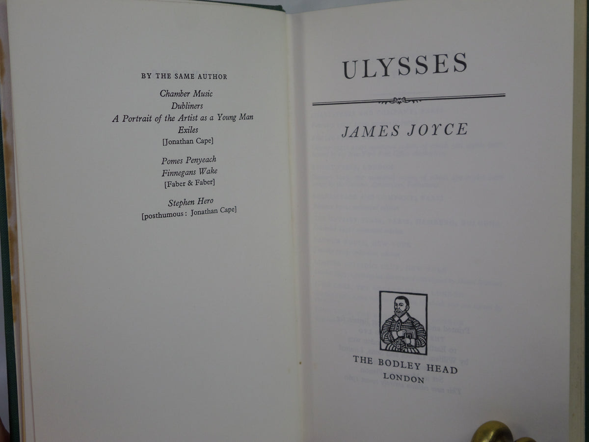 ULYSSES BY JAMES JOYCE 1960 – MFR Rare Books