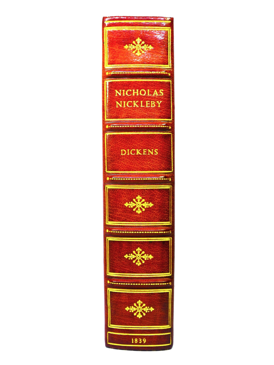 THE LIFE AND ADVENTURES OF NICHOLAS NICKLEBY BY CHARLES DICKENS 1839 F ...