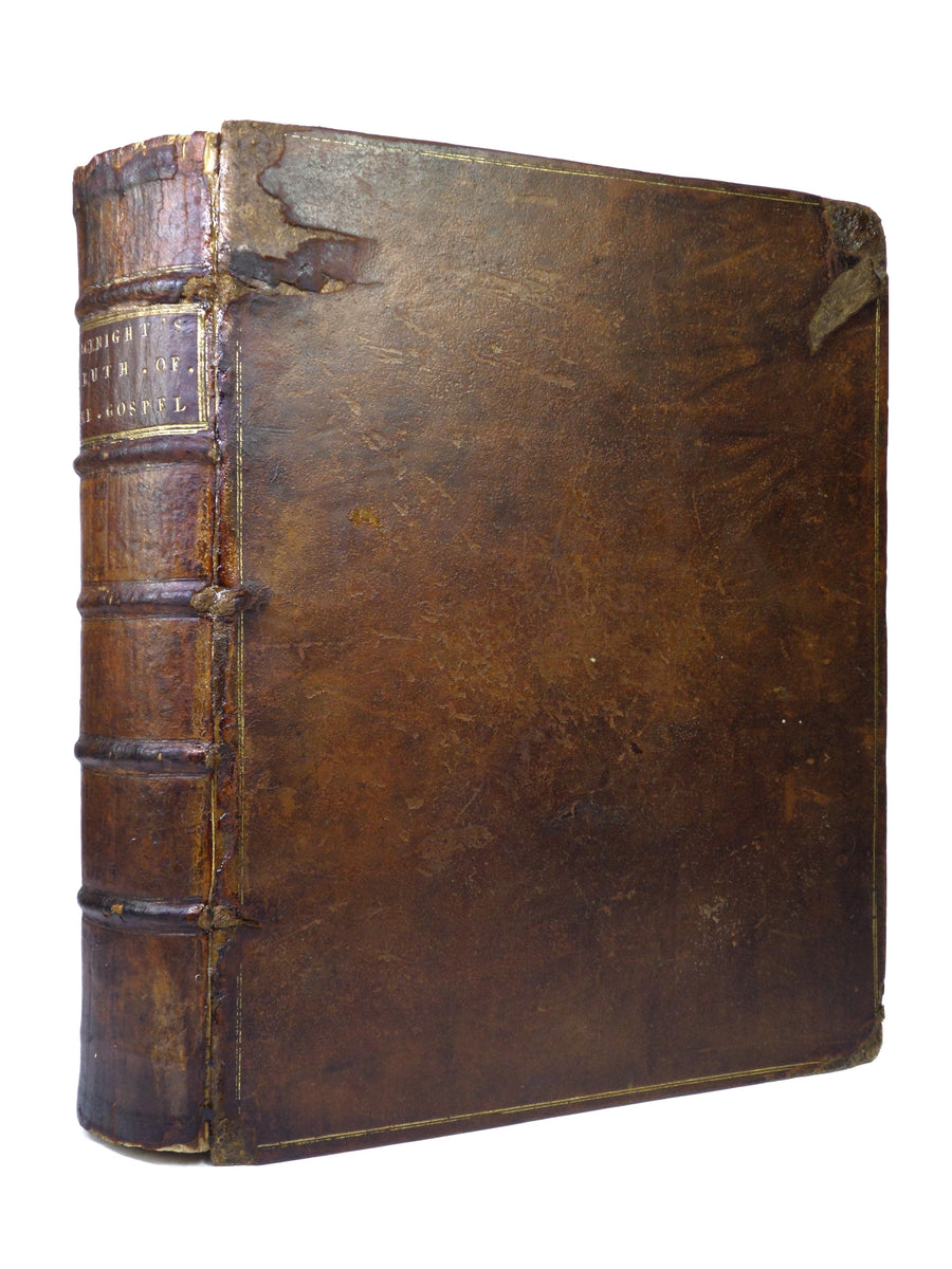 THE TRUTH OF THE GOSPEL HISTORY SHEWED BY JAMES MACKNIGHT 1763 FIRST E ...