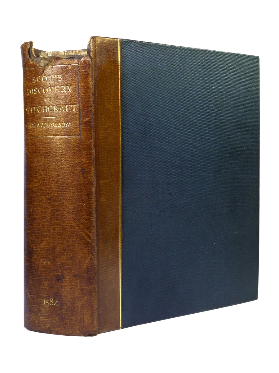 THE DISCOVERIE OF WITCHCRAFT BY REGINALD SCOT BEING A REPRINT OF THE F ...
