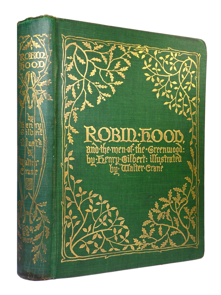 ROBIN HOOD BY HENRY GILBERT 1912 ILLUSTRATED BY WALTER CRANE – MFR Rare ...