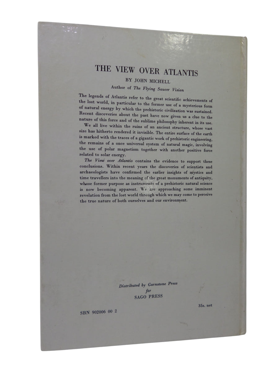 THE VIEW OVER ATLANTIS BY JOHN MICHELL 1969 FIRST EDITION HARDCOVER ...