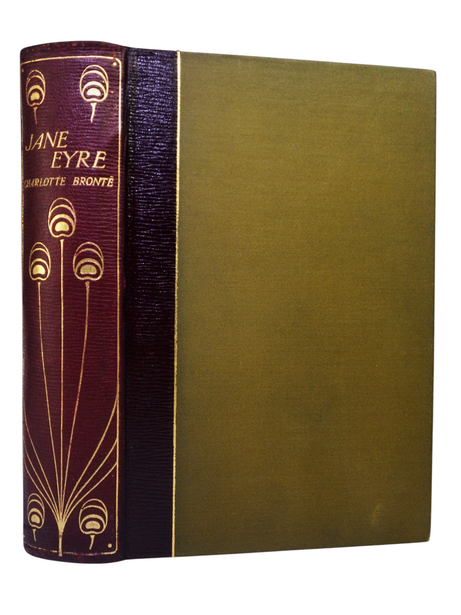 JANE EYRE BY CHARLOTTE BRONTE 1900 DELUXE LEATHER BINDING – MFR Rare Books