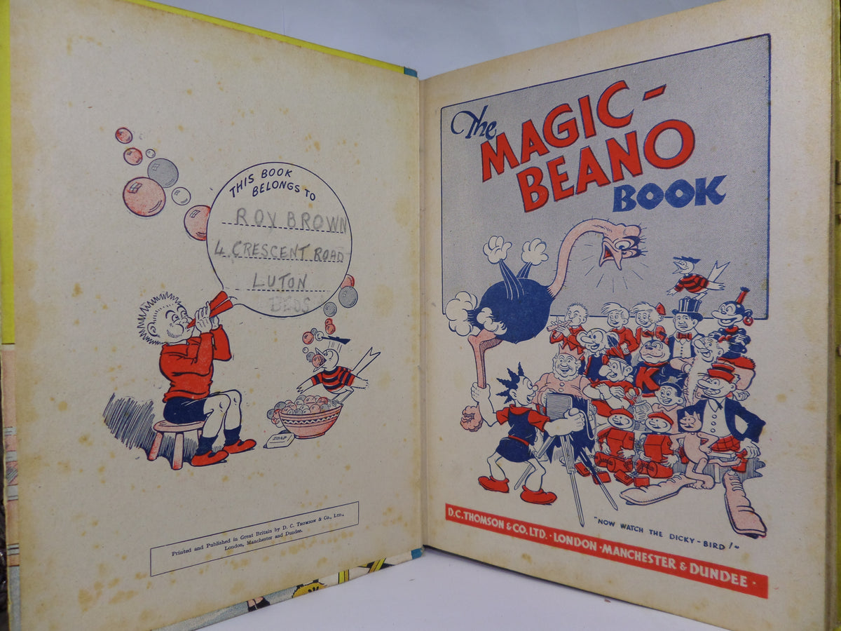 THE MAGIC-BEANO BOOK 1944 – MFR Rare Books