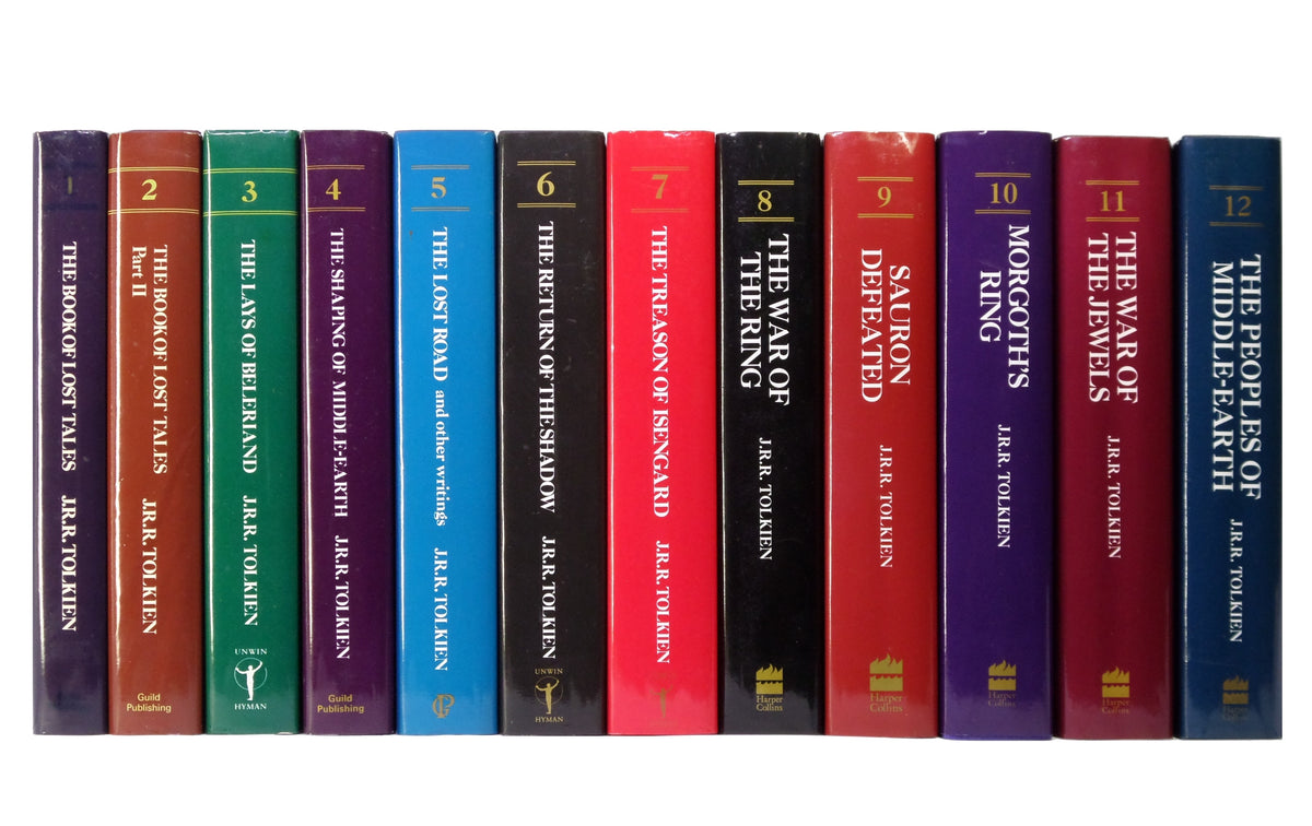 THE HISTORY OF MIDDLE-EARTH BY J.R.R. TOLKIEN 1986-96 COMPLETE TWELVE ...