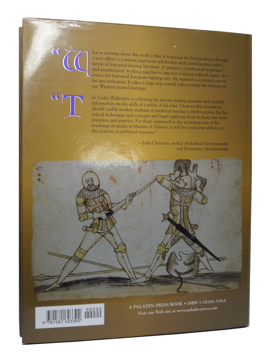 CODEX WALLERSTEIN: A MEDIEVAL FIGHTING BOOK 2002 GRZEGORZ ZABINSKI FIR ...