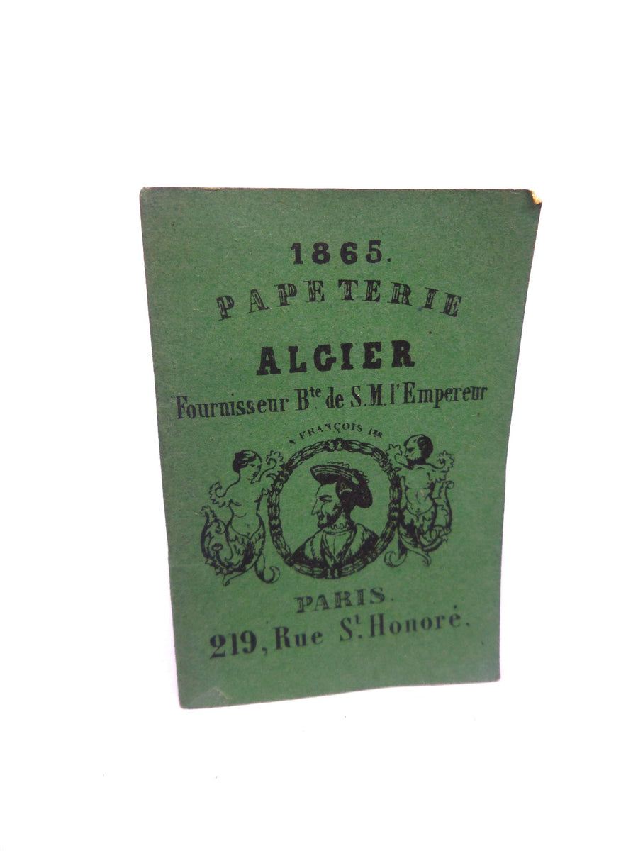 MINIATURE FRENCH CALENDAR FOR THE YEAR 1865 [CALENDRIER POUR L'ANNEE 1 ...