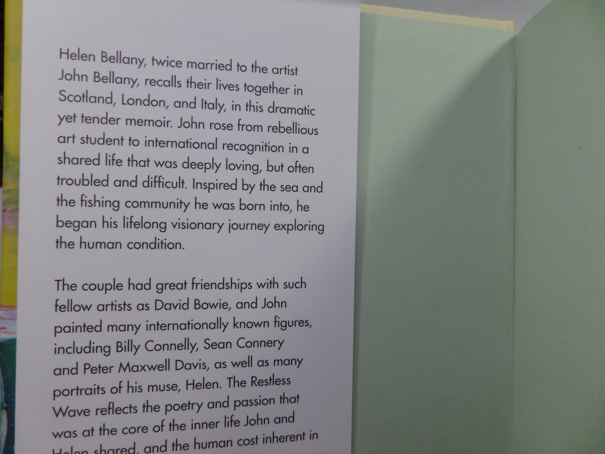 THE RESTLESS WAVE: MY TWO LIVES WITH JOHN BELLANY 2018 SIGNED FIRST ED ...
