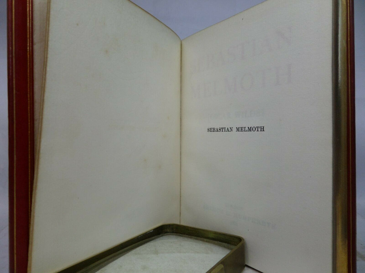 SEBASTIAN MELMOTH BY OSCAR WILDE 1911 BUMPUS FINE LEATHER BINDING – MFR ...